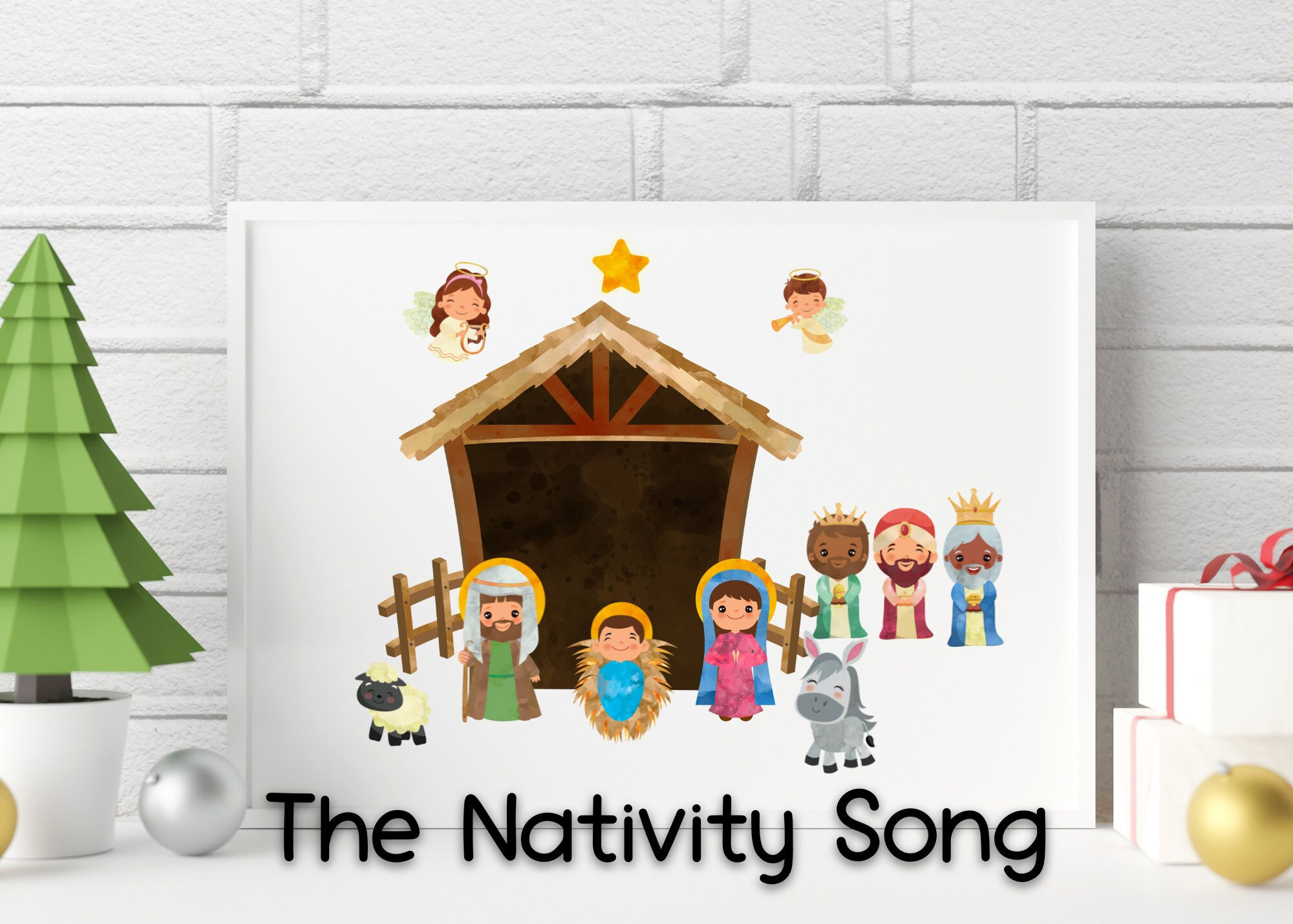 The Nativity Song, Singing Time, Singing Time Print Out, Teaching ...