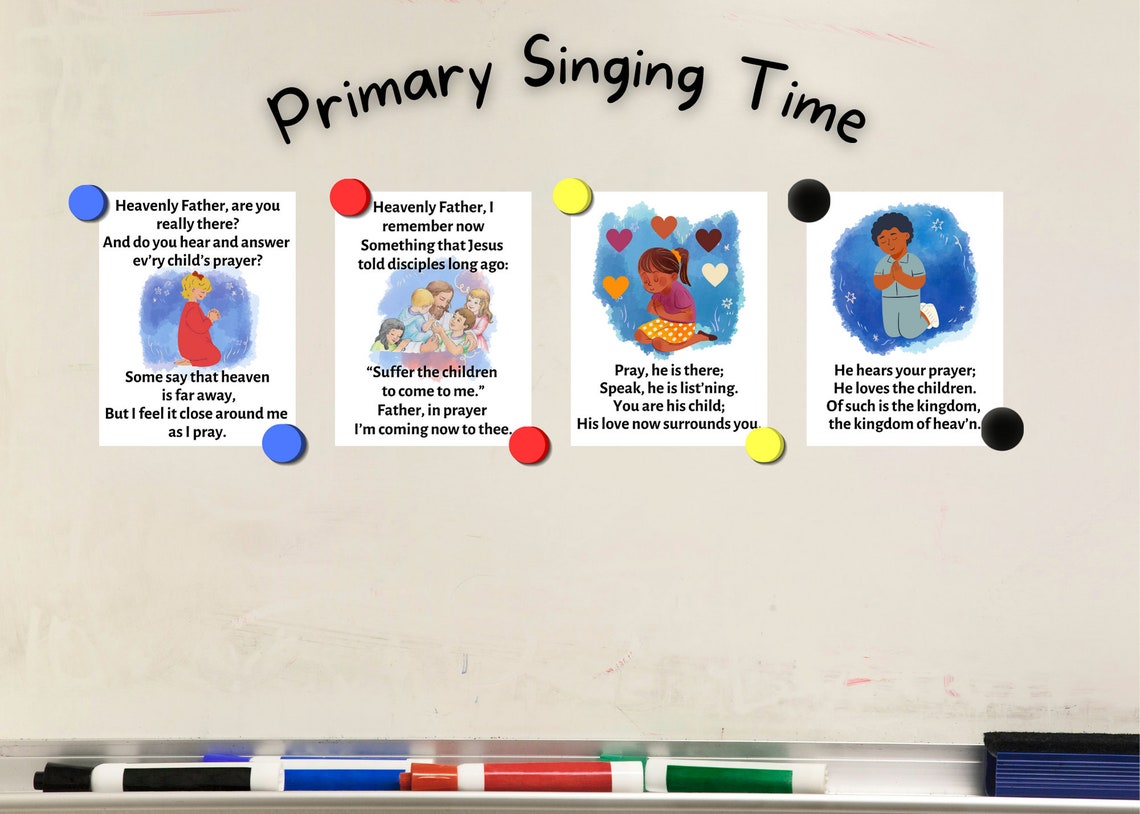 A Child's Prayer, Singing Time, Flip Chart, Print Out, Teaching Primary ...