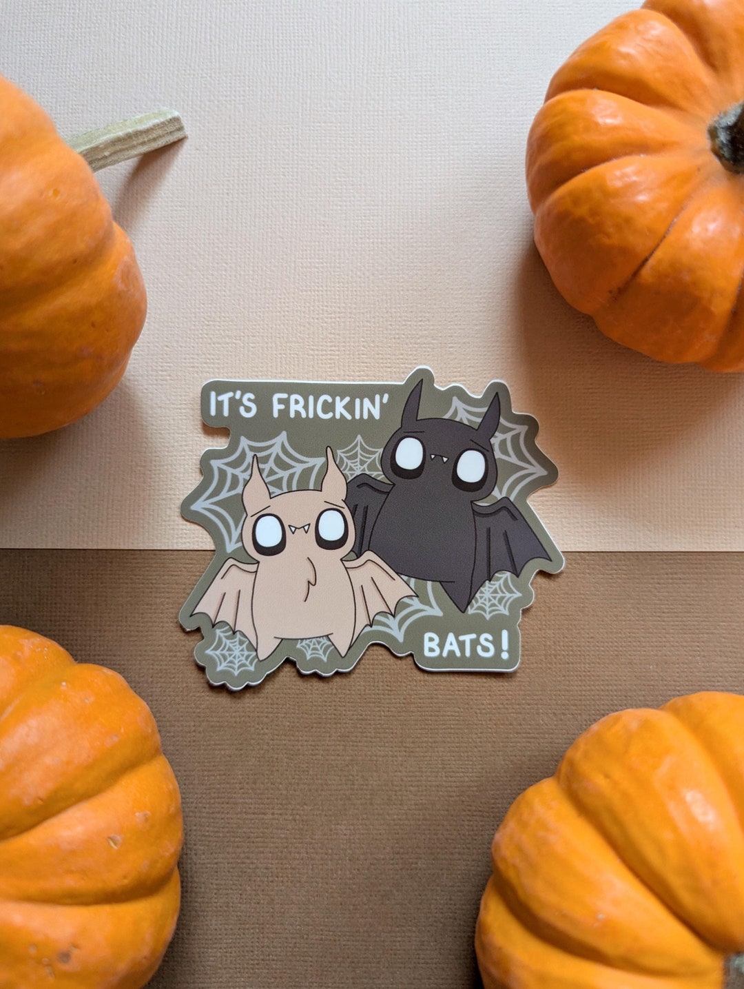 It's Frickin' Bats Silly Meme Bat Sticker - Etsy