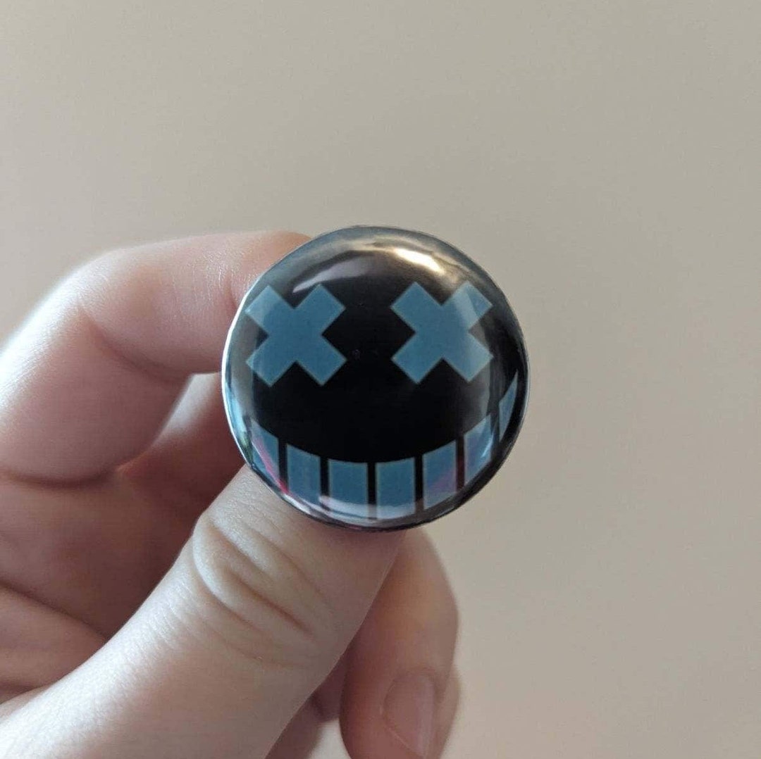 Laughing Man-chaotic Punk Smiley Face - Etsy