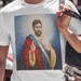 Lionel Messi Jesus Christ Theme Graphic Tee Holy Messi - Etsy