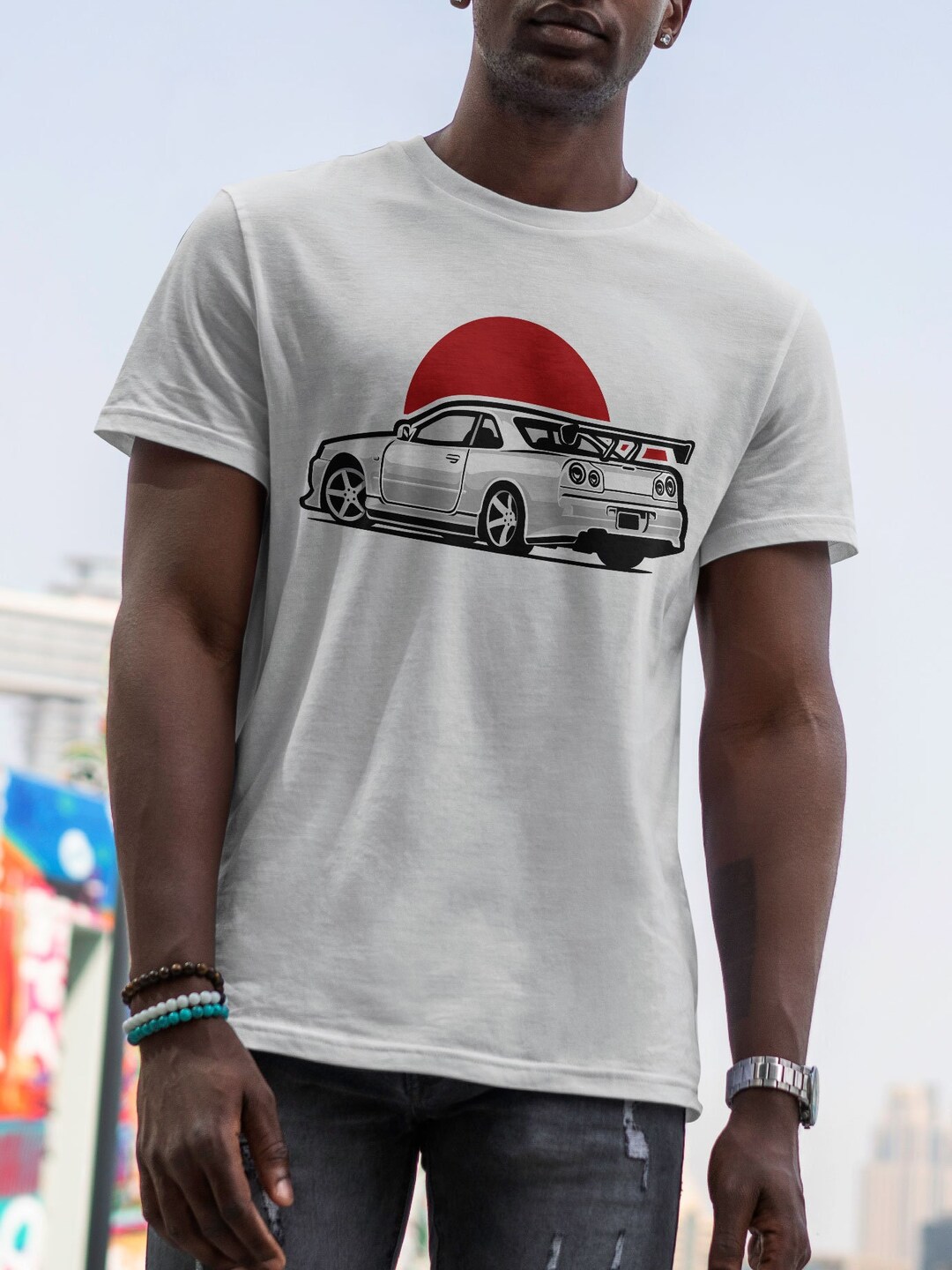 Nissan Skyline R34 GT-R T-shirt, 2000's JDM Vintage Shirt, Iconic ...