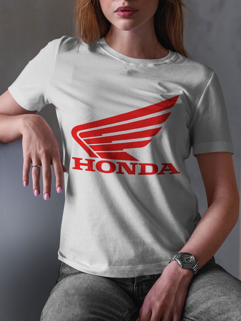 Honda Motorcycle Vintage Wings Logo T-shirt, Honda Motorcycle Tee ...