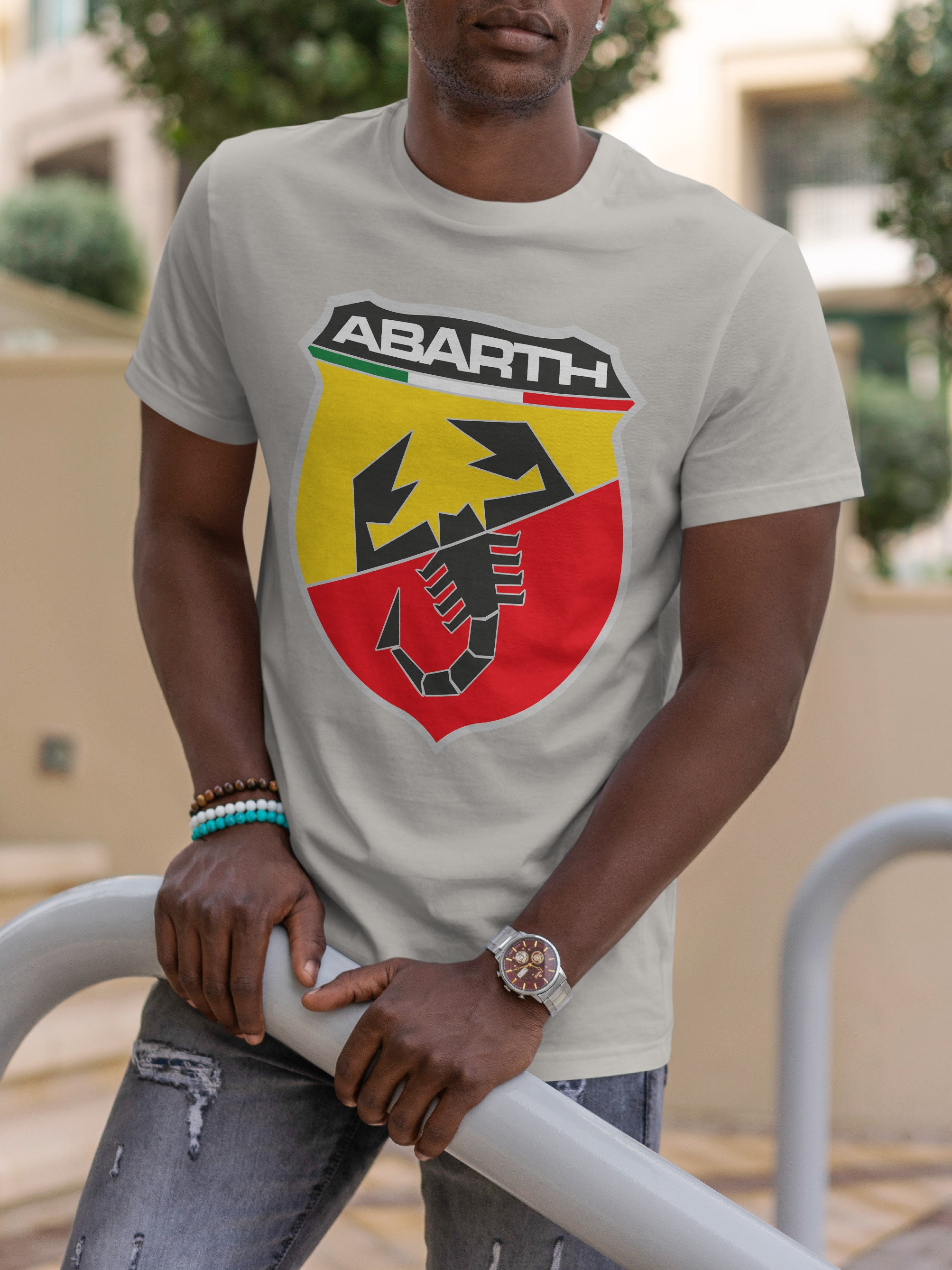 Fiat Abarth Logo T-shirt, Italian Beauty Abarth Shirt, Gift for Boys, High Quality Print Unisex ...