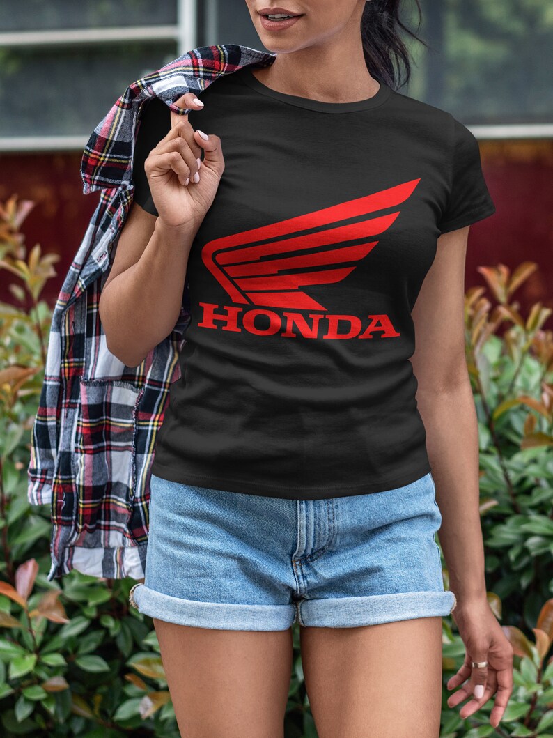 Honda Motorcycle Vintage Wings Logo T-shirt, Honda Motorcycle Tee ...