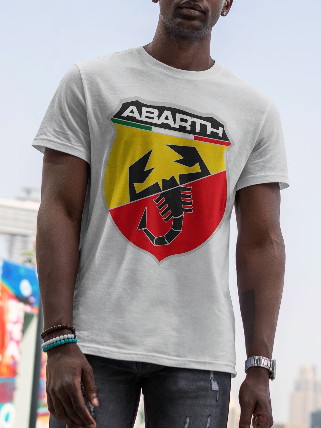 Fiat Abarth Logo T-shirt, Italian Beauty Abarth Shirt, Gift for Boys ...