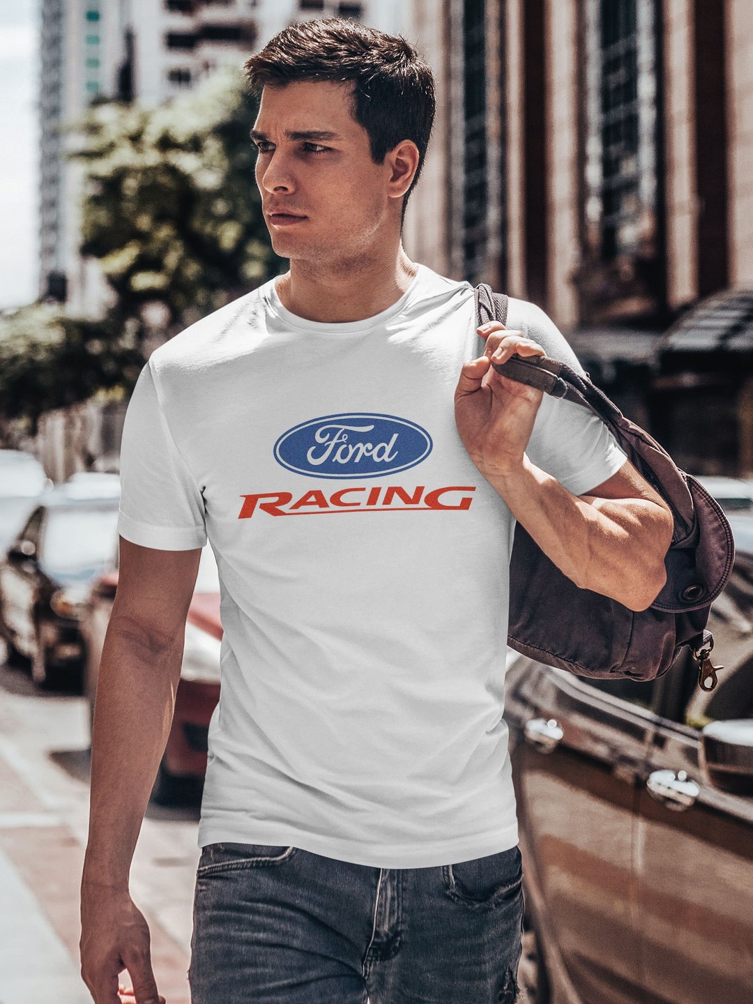 Ford Racing T-shirt, Cars & Trucks Shirts, Ford Motor Company Logo ...