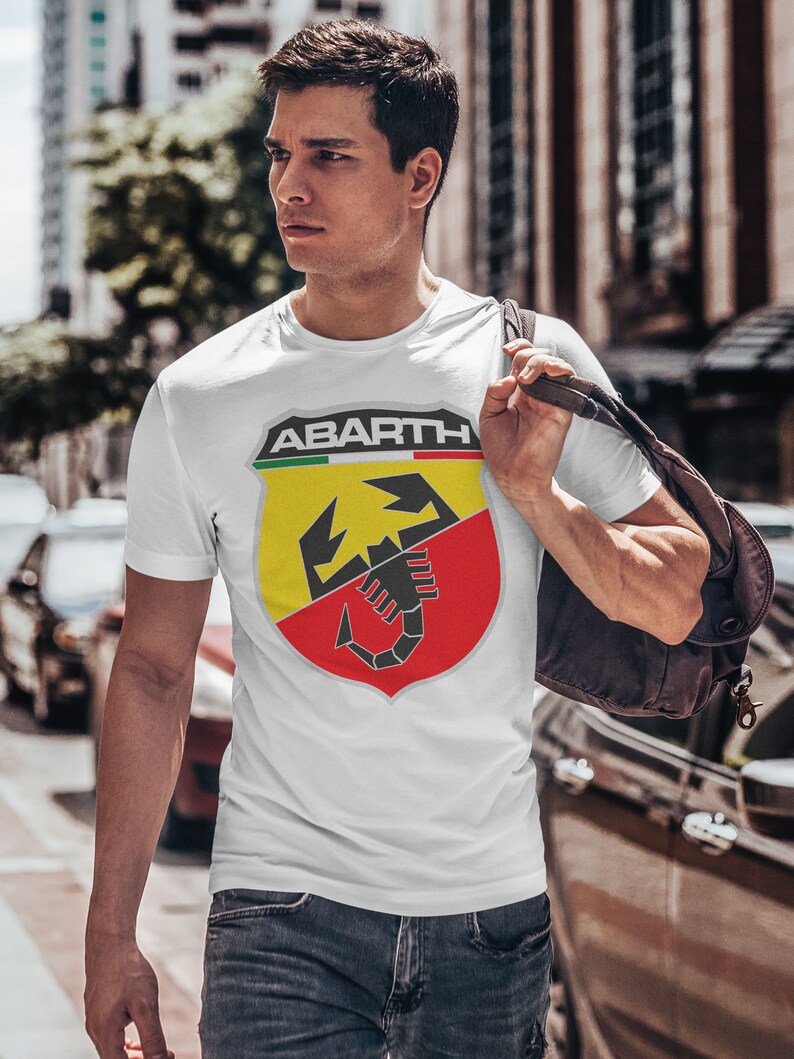 Fiat Abarth Logo T-shirt, Italian Beauty Abarth Shirt, Gift for Boys ...