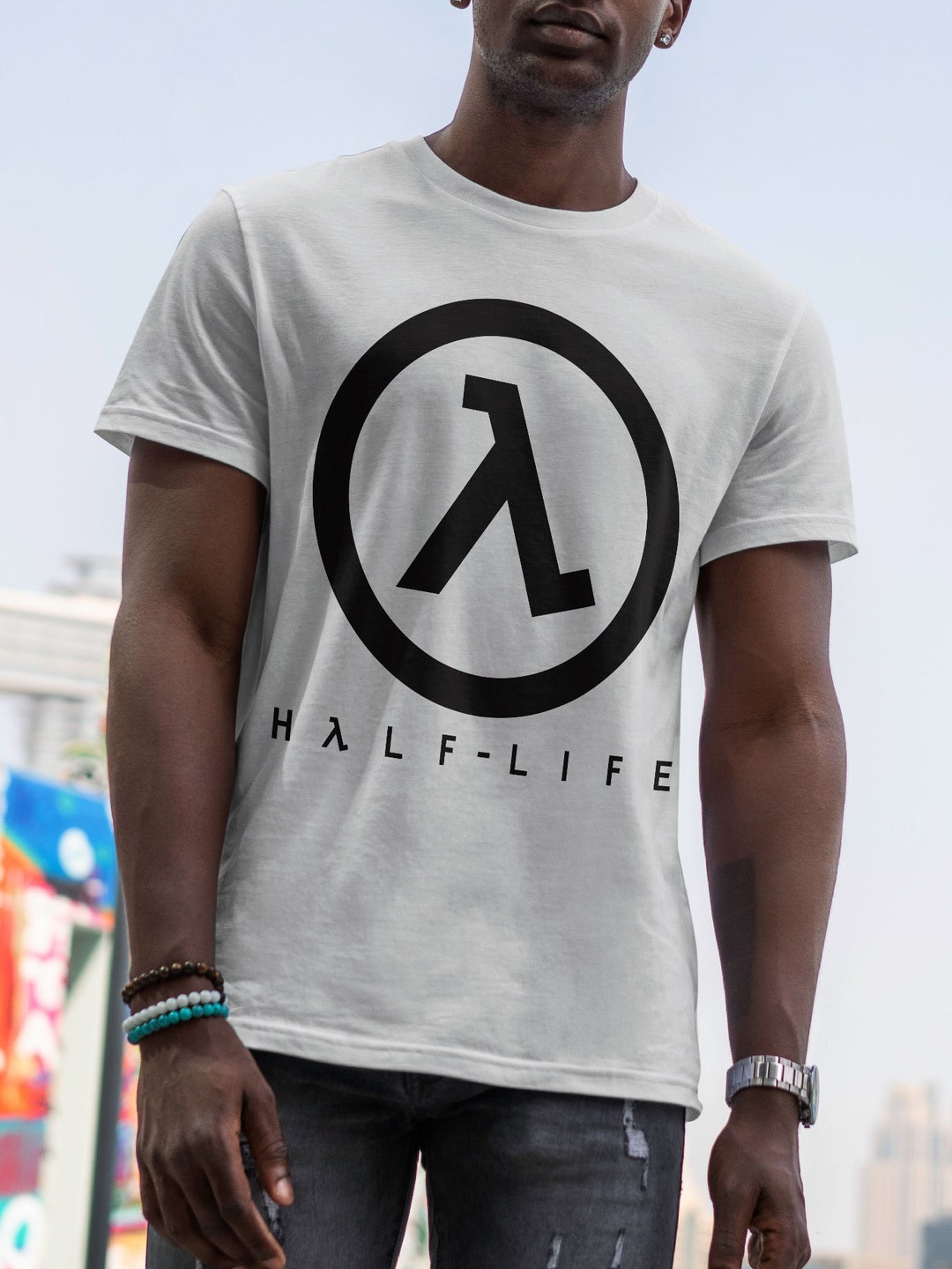 Half Life High Quality Printed T-shirt, Half Life Lambda Shirt, Retro ...