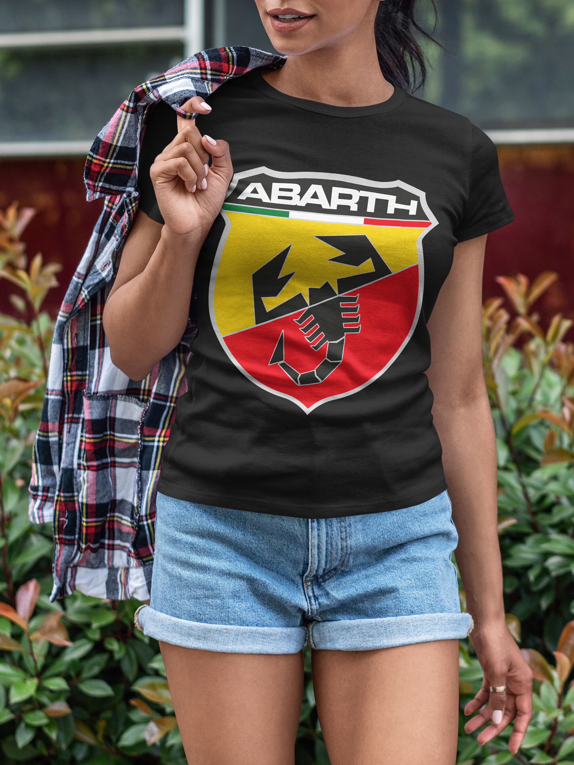 Fiat Abarth Logo T-shirt, Italian Beauty Abarth Shirt, Gift for Boys, High Quality Print Unisex ...