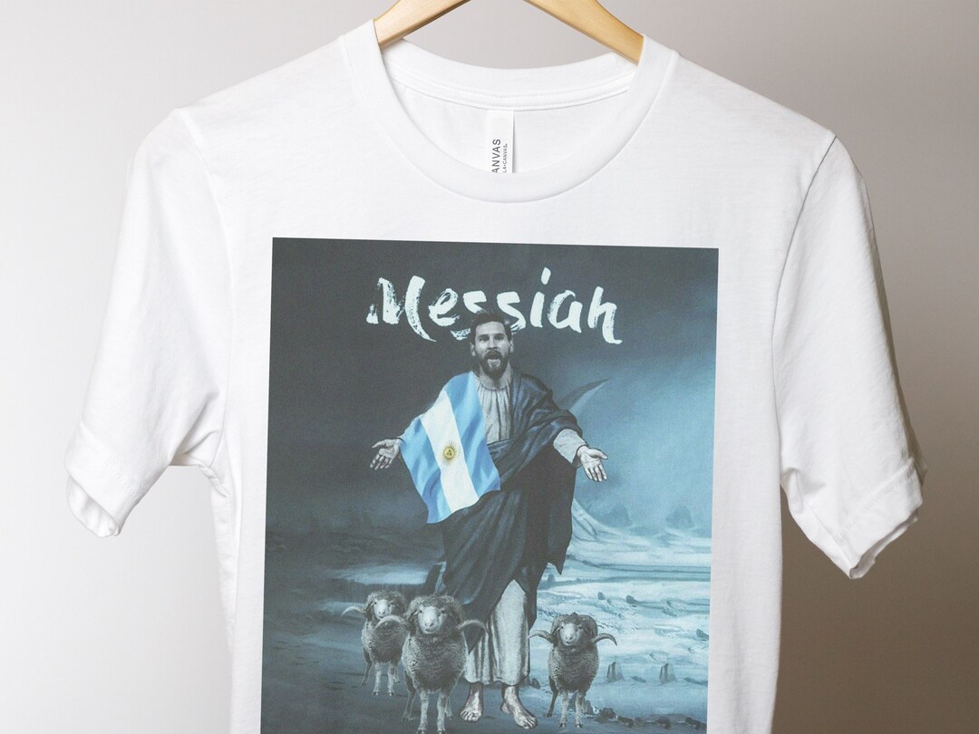Lionel messiah Shirt, Messiah With Goats Messi Tribute Shirt, Messi ...