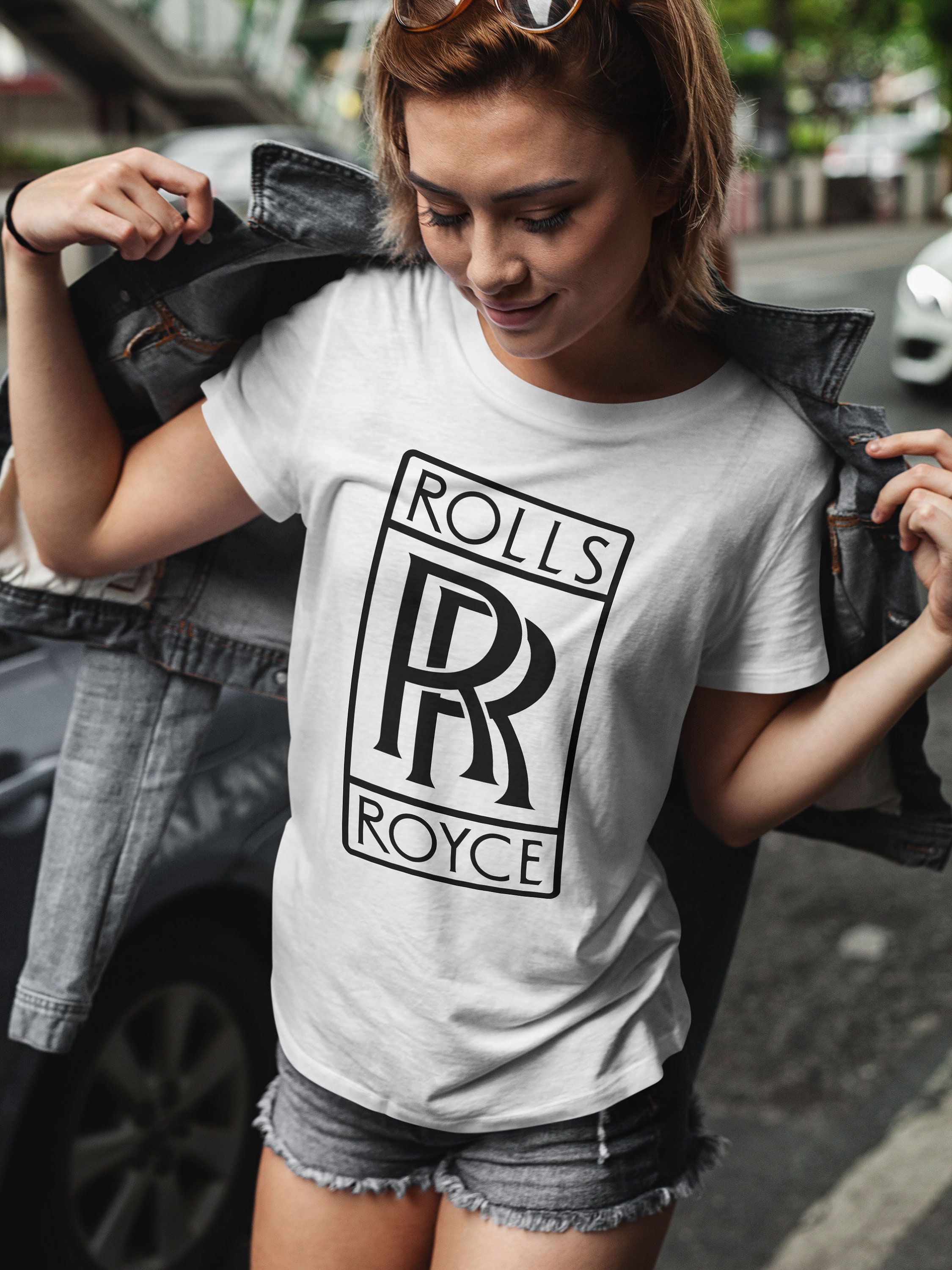 Rolls Royce Logo Graphic T-shirt, Gift for Him, Rolls Royce Shirt Gift ...