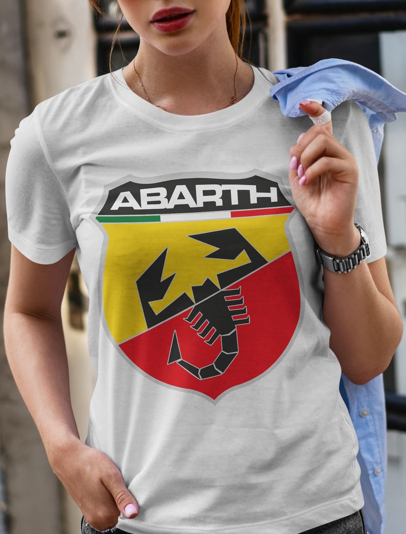 Fiat Abarth Logo T-shirt, Italian Beauty Abarth Shirt, Gift for Boys ...