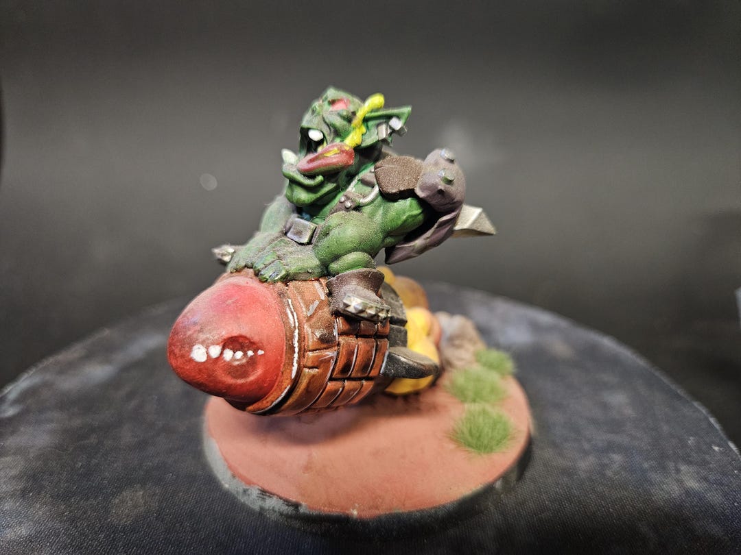 Rocket Ork| 3d Printed Chibi | Satire - Etsy