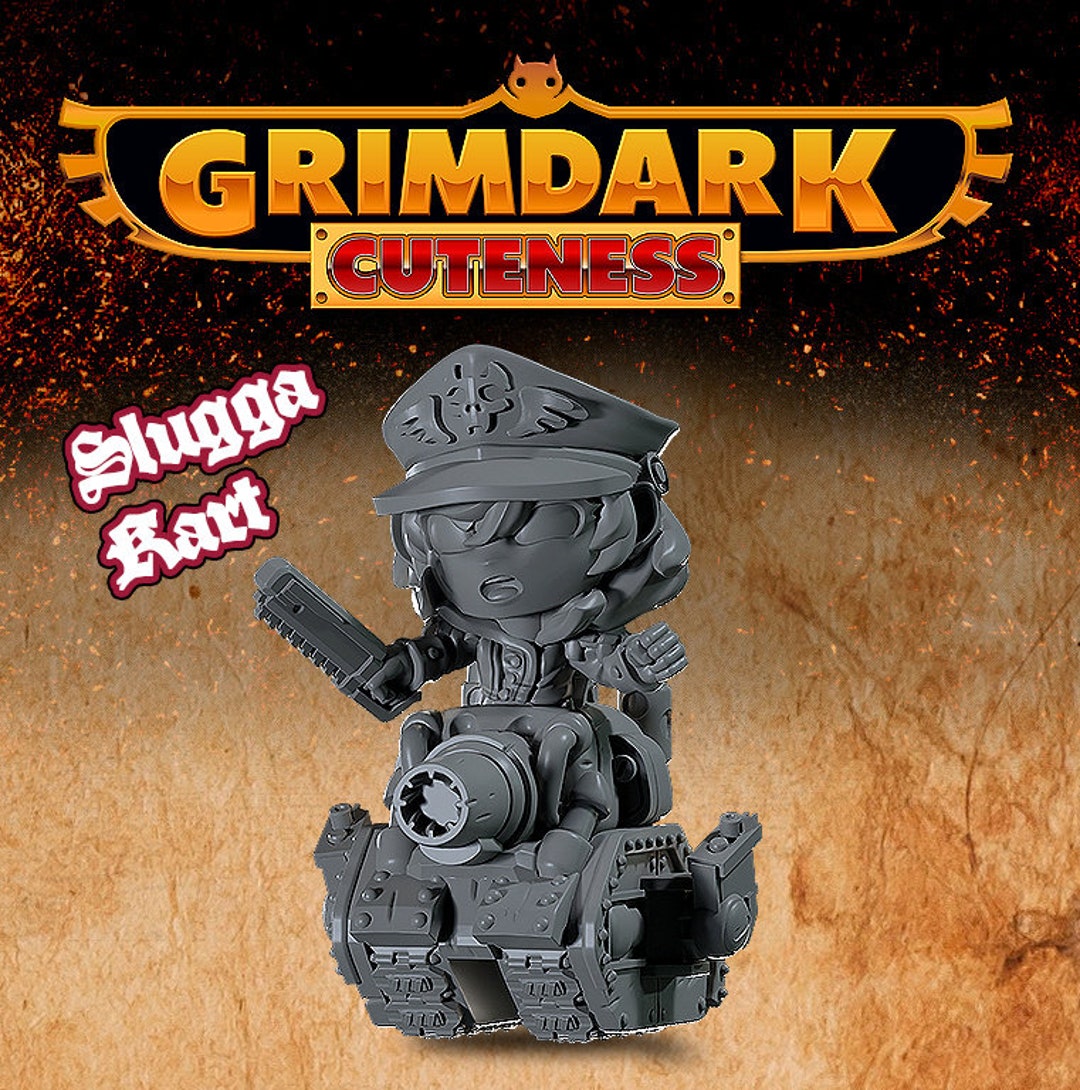 Slugga Kart| 3d Printed Chibi | Satire - Etsy
