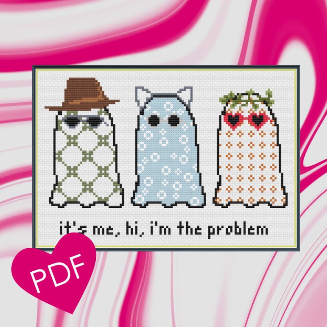 Taylor Swift Anti-hero Sheet Ghost Cross-stitch Chart PDF - Etsy