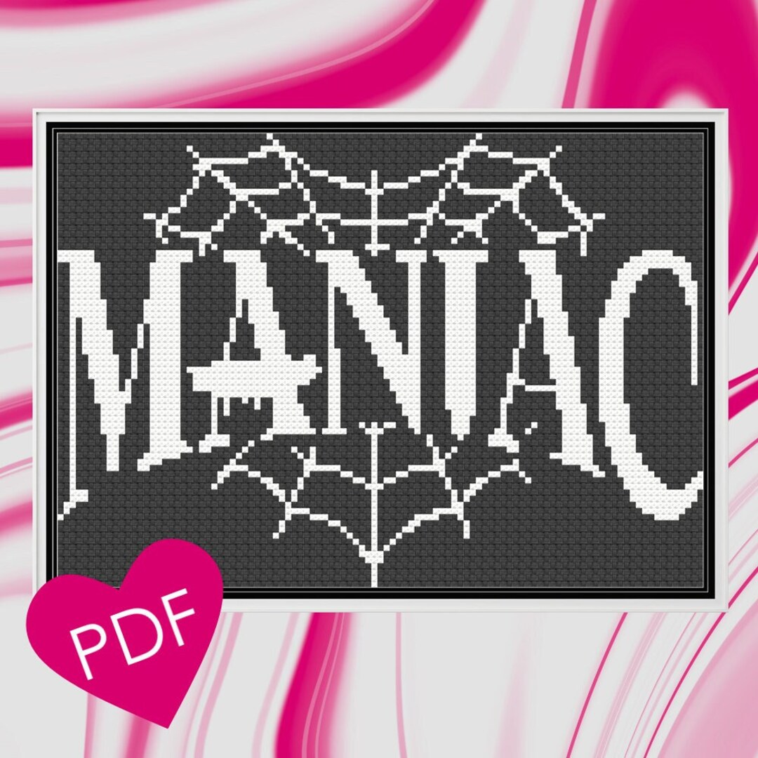 Stray Kids SKZ Maniac World Tour Seoul Special Logo Cross-stitch Chart PDF - Etsy