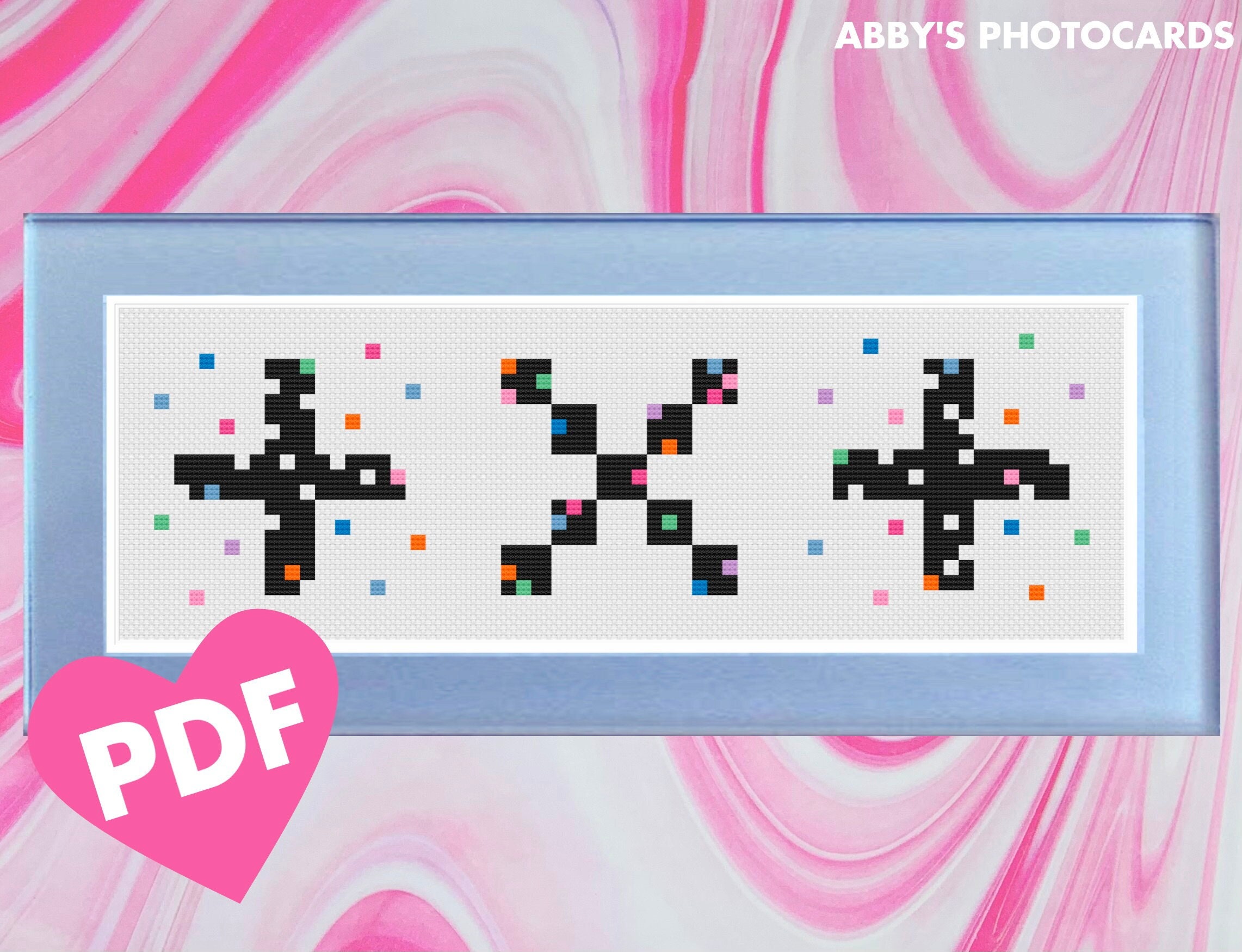 TXT Minisode 1: Blue Hour Cross Stitch Chart PDF - Etsy