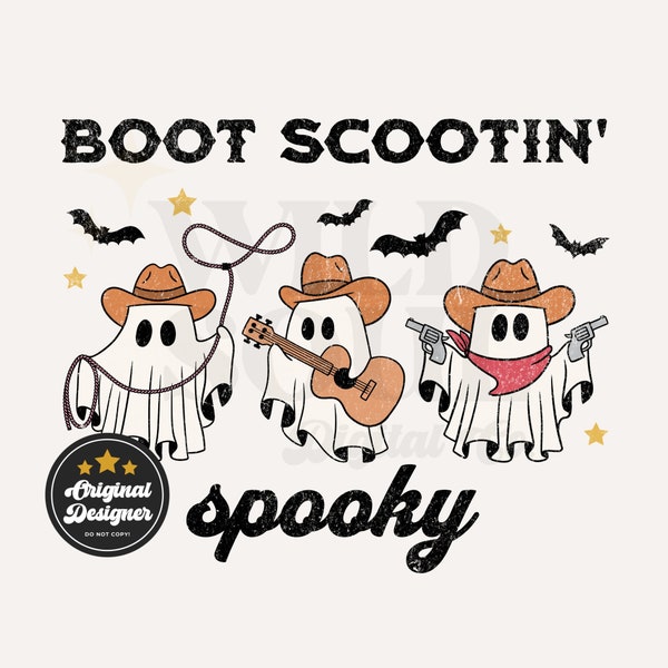 Boot Scootin Spooky Svg - Etsy