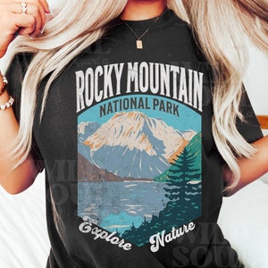 Rocky Mountain National Park Shirt, National Park Tshirt, Hiking Shirt ...
