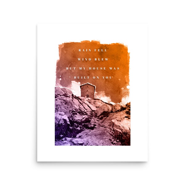 Firm Foundation Song Print - Etsy