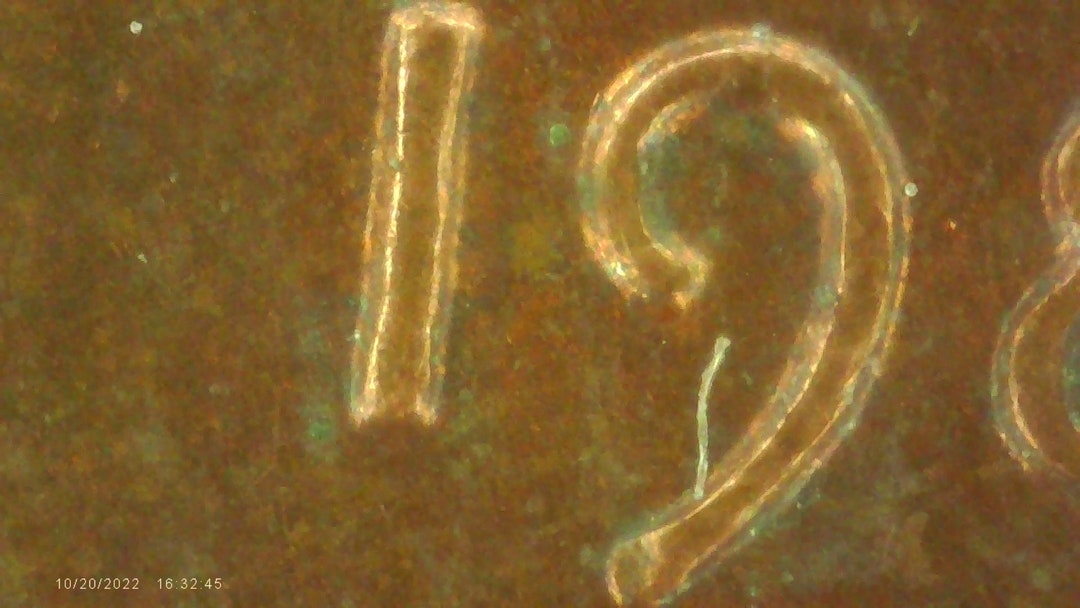 1983-D Ddo Ddr Penny Dbl Ear Many Errors. a Great One to Add to Your ...