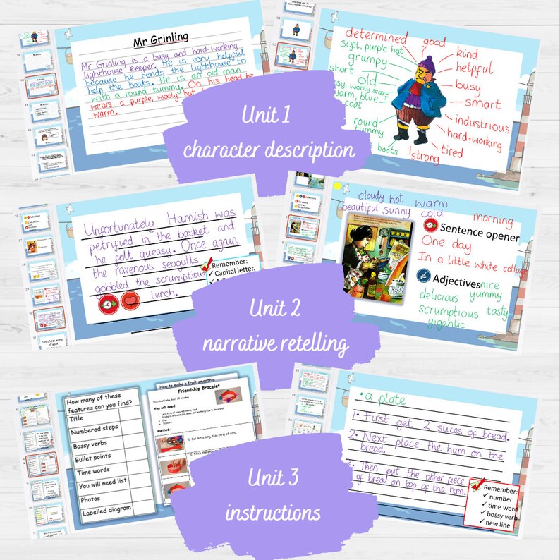 The Lighthouse Keeper's Lunch KS1 English Bundle - Etsy