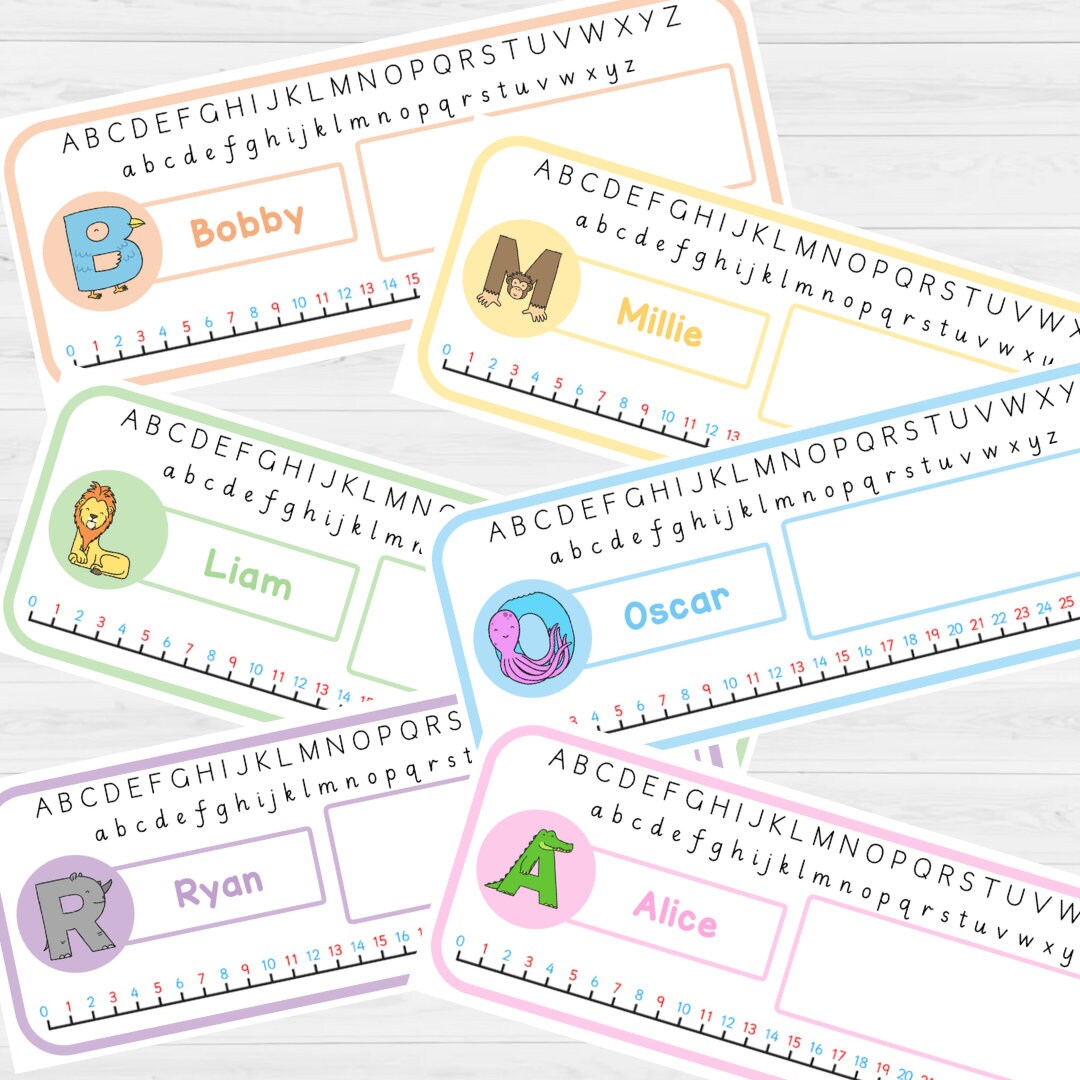 Personal Reminder Cards - Animal Theme - Etsy