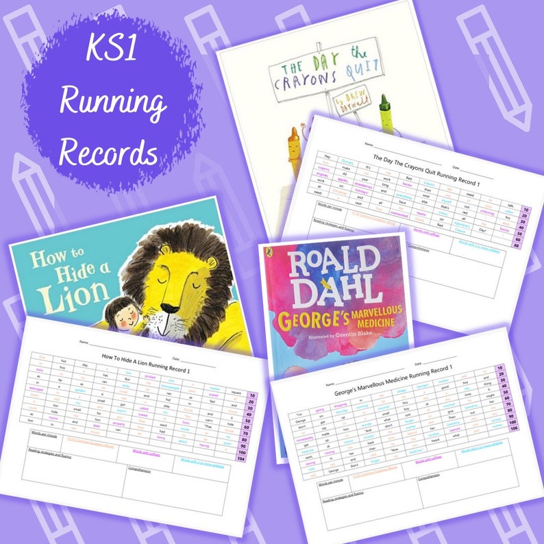 KS1 Running Records - Etsy