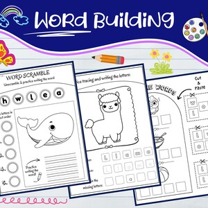 Phonics Activities for Kids, Sight Words, Early Literacy, Sentence ...