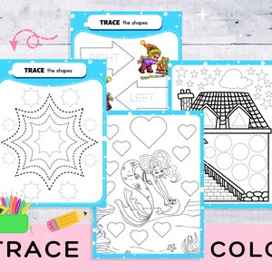 Pencil Control Practice, Early Literacy, Pre-writing Skills, Shapes ...