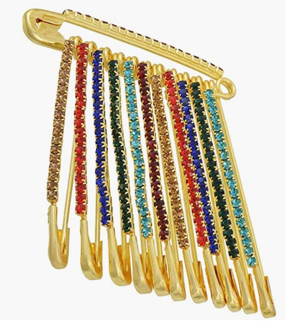 Saree Pins Hijab Safety Pin Brooch & Sari Pins for Women - Etsy