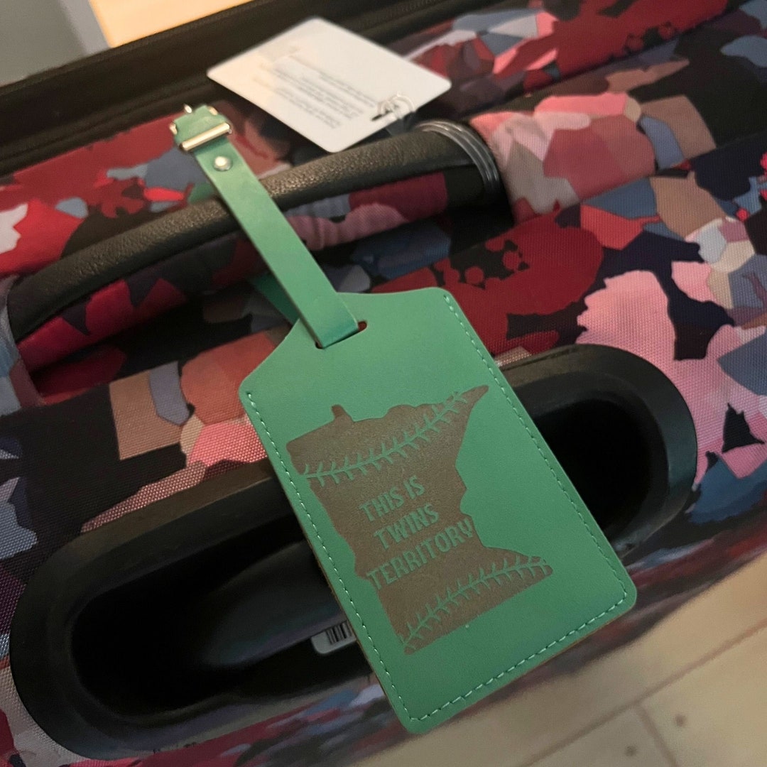 Minnesota Sports Luggage Tags: Laser Engraved - Vikings, Timberwolves ...