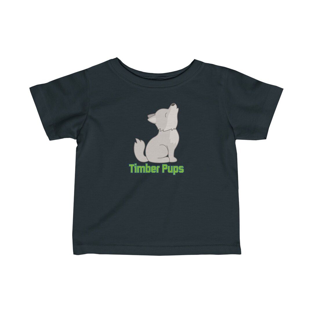 MN Timberwolves timber Pups Infant Fine Jersey Tee - Etsy