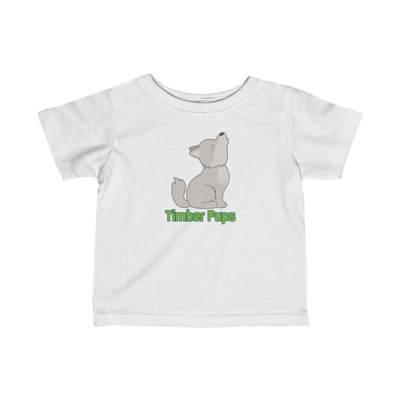 MN Timberwolves timber Pups Infant Fine Jersey Tee - Etsy