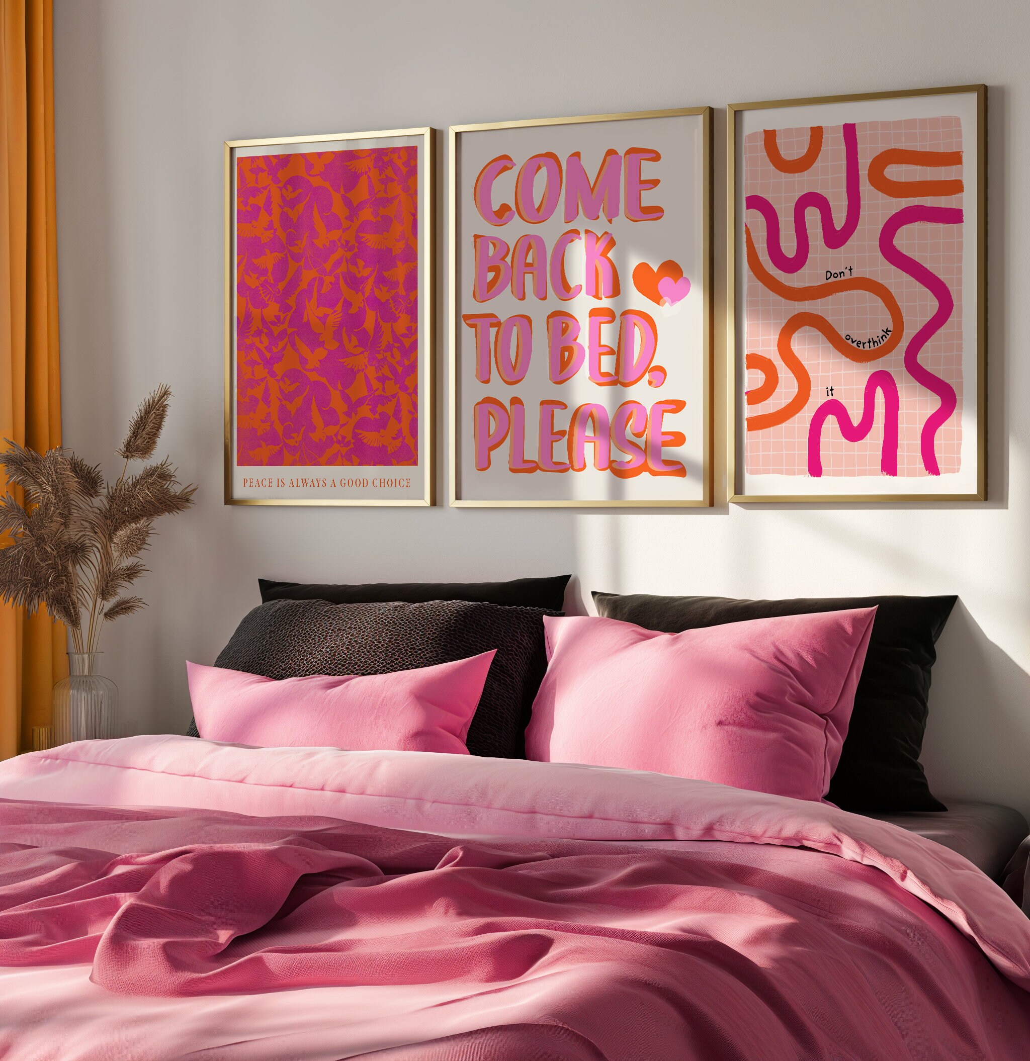 Poster Come Back to Bed Please Digital Download Print Typography ...