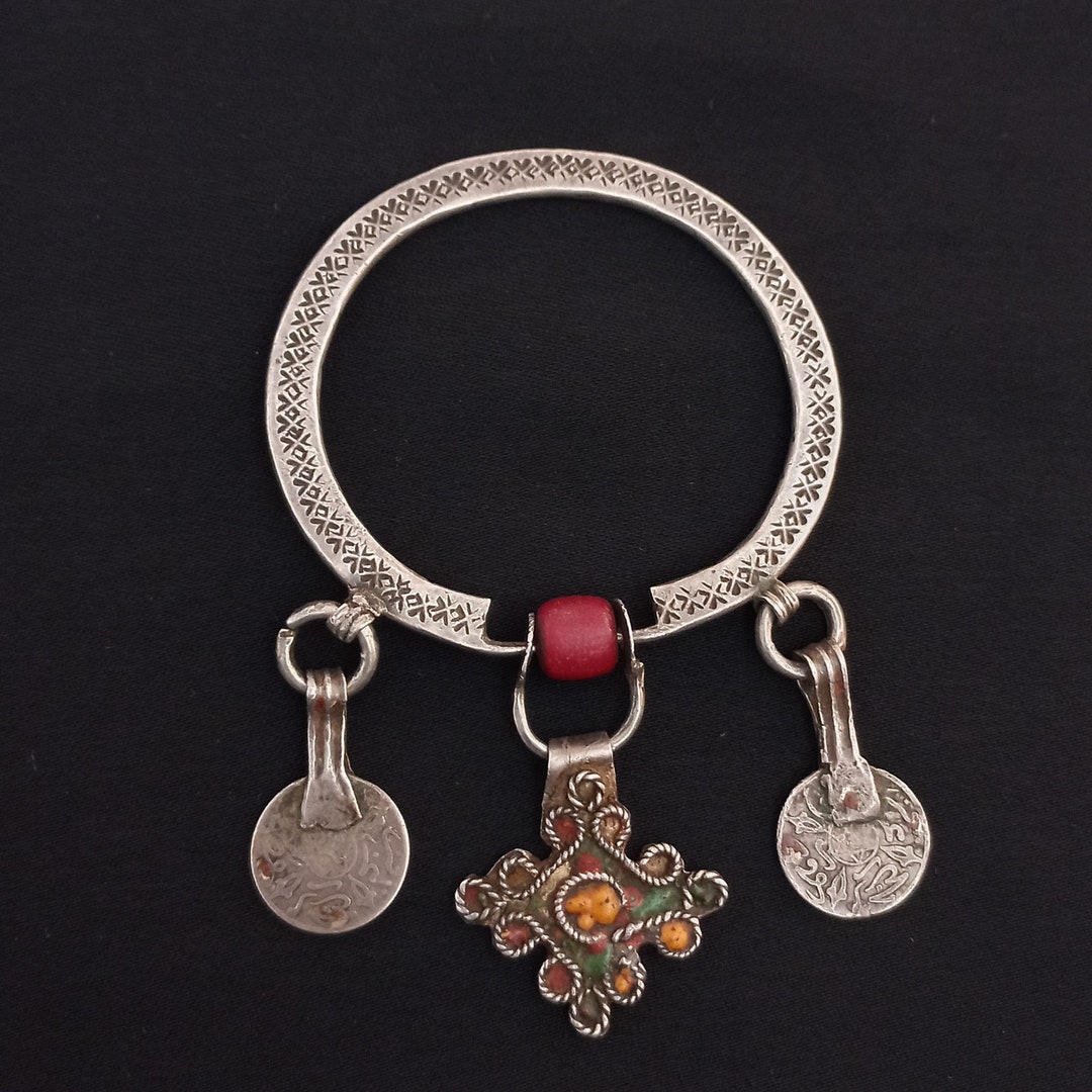 Antique Silver Berber Pendant From Southern Morocco. Ancient Berber ...