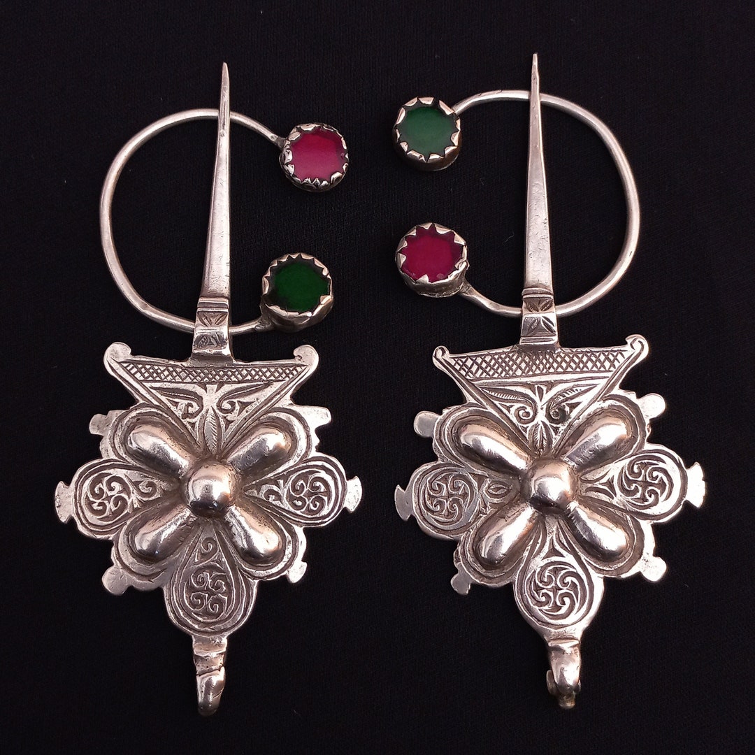 Antique Silver Berber Fibula From Southern Morocco. Ancient Berber ...