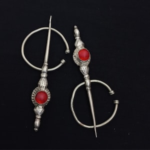 Ancient Silver Berber Fibula (tazerzit)(brooch) From MOROCCO-TAROUDANT ...