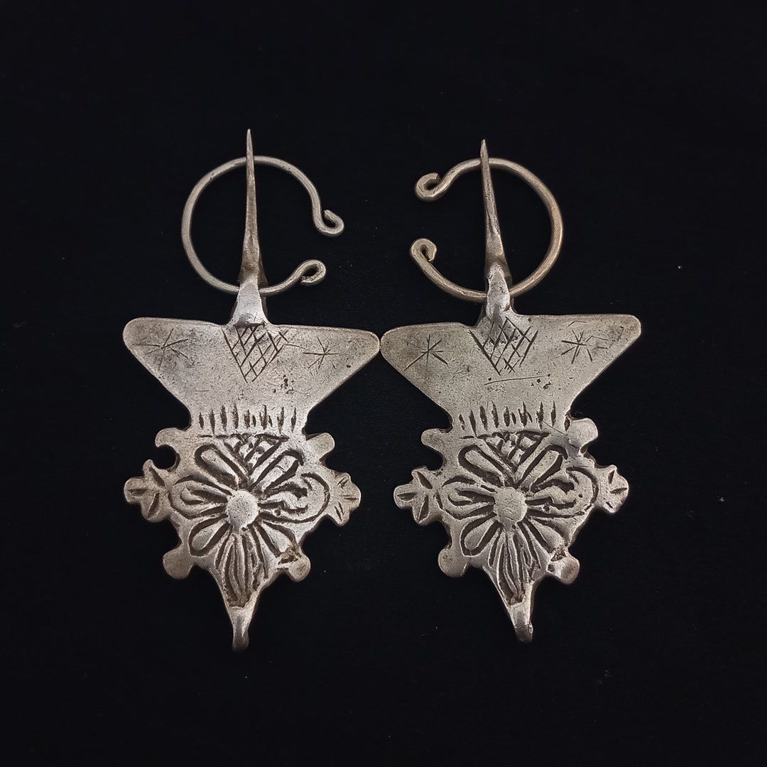 Antique Silver Berber Fibula From Morocco. Ancient Berber Jewelry - Etsy