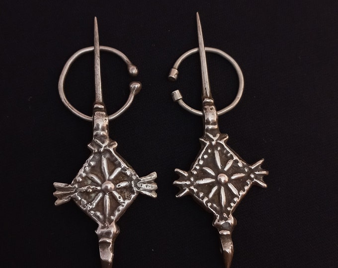 Antique Berber Silver Fibula From Southern Morocco. Ancient Berber ...