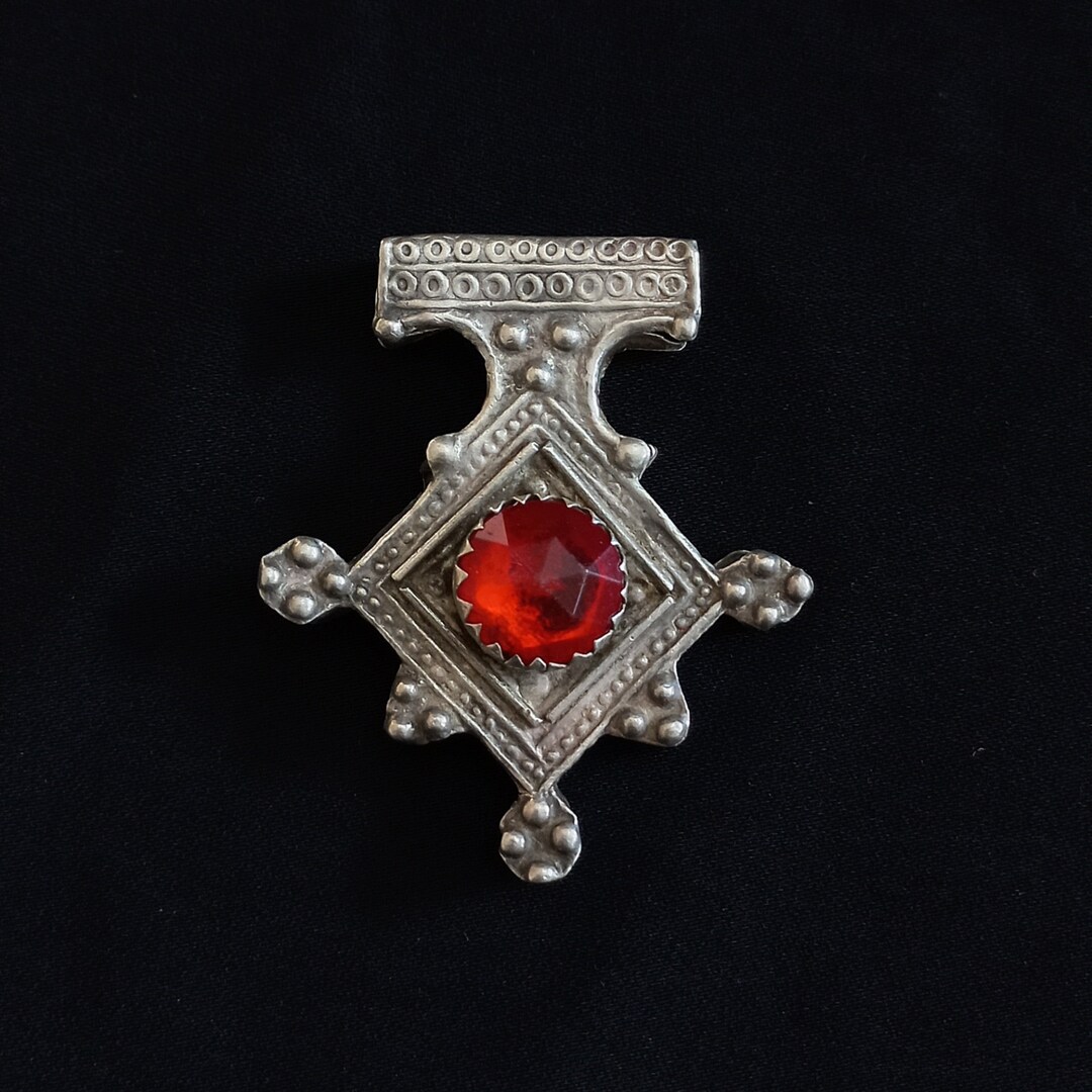 Ancient Silver Berber Cross (boghdad) From Southern MOROCCO. Antique ...