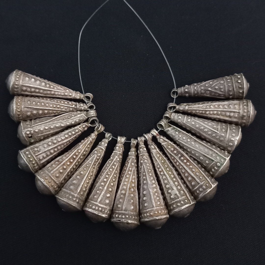 15 Antique Silver Berber Pendants From Southern Morocco. Ancient Berber ...
