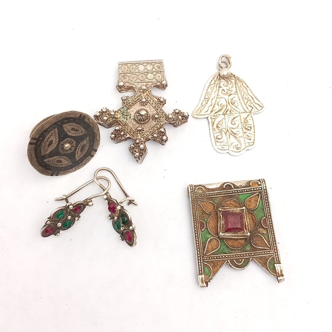 An Exquisite Ancient Silver Berber Collection. From Southern MOROCCO ...