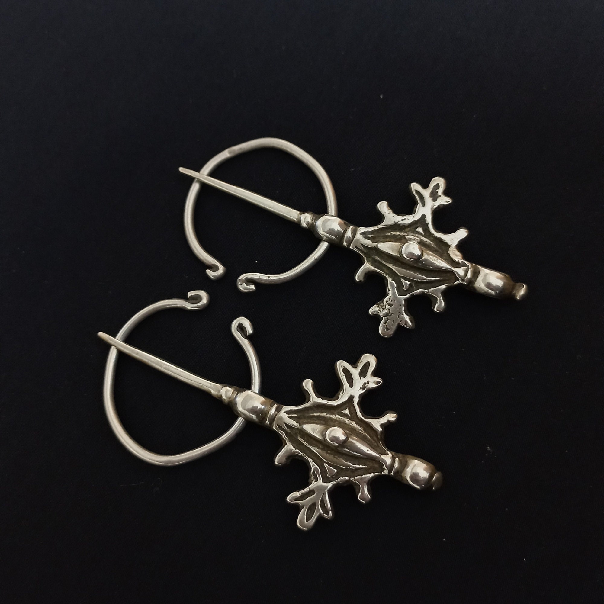 Antique Silver Berber Fibula From Southern Morocco. Ancient Berber ...