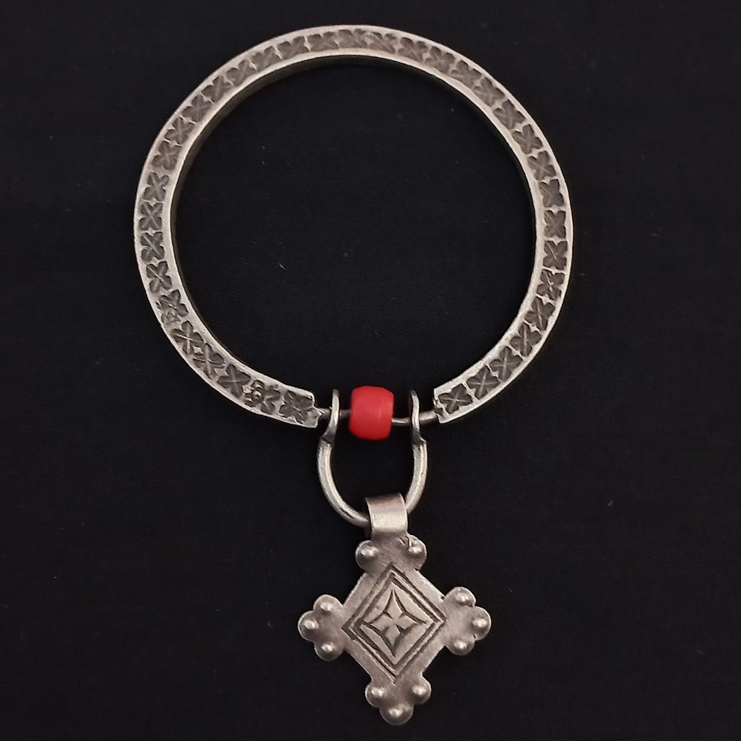 Antique Silver Berber Pendant From Morocco. Ancient Berber Jewelry - Etsy