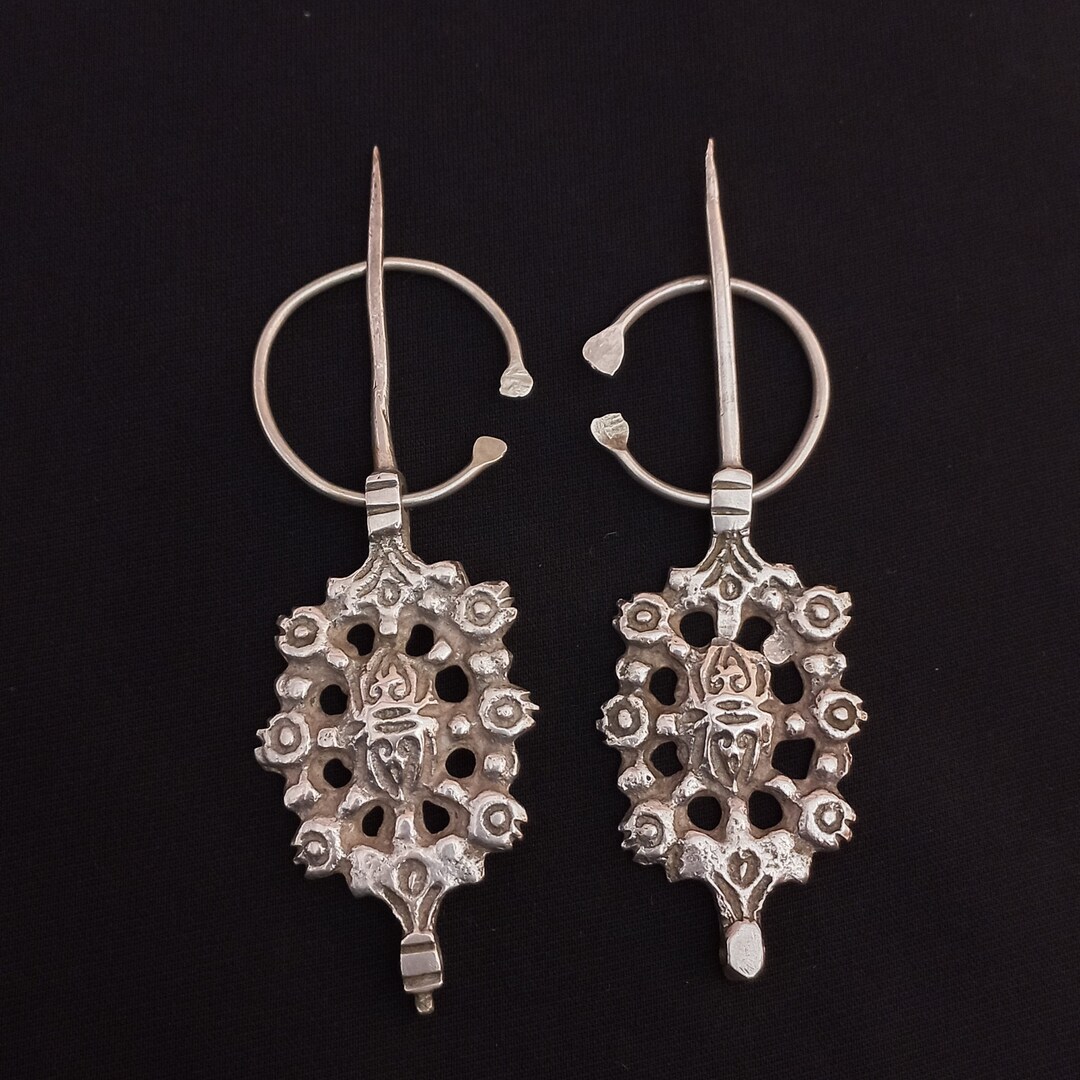 Antique Silver Berber Fibula From Southern Morocco. Ancient Berber ...