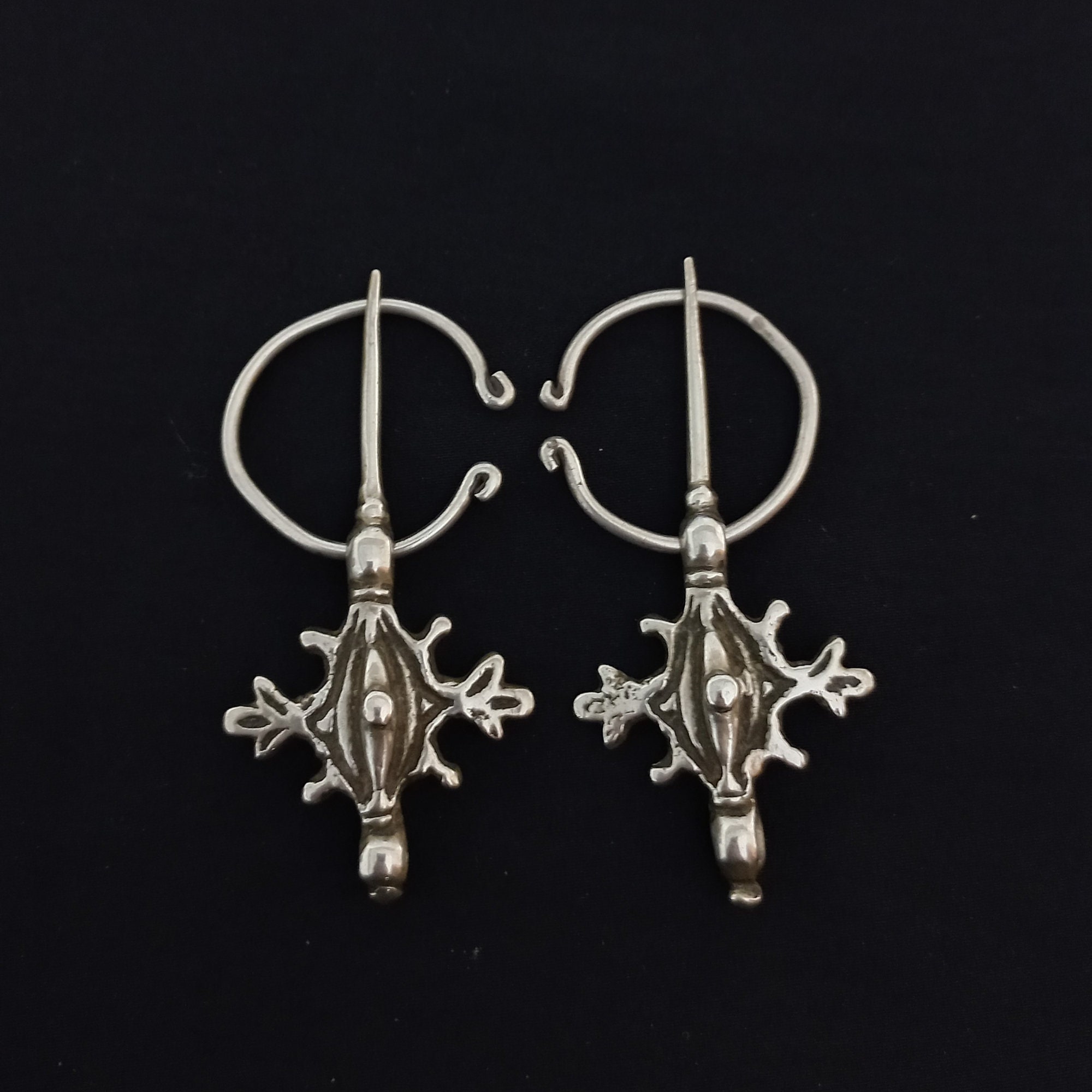 Antique Silver Berber Fibula From Southern Morocco. Ancient Berber ...