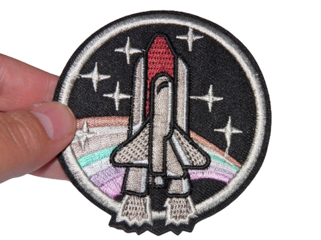 SPACE Patch Rocket Milky Way Reinforcement Embroidered Iron-on Patch - Etsy