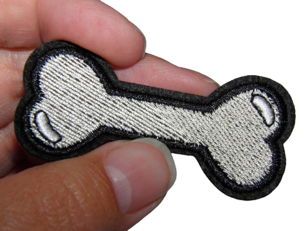 Patch Bone for Dog Reinforcement Embroidered Iron-on Badge - Etsy